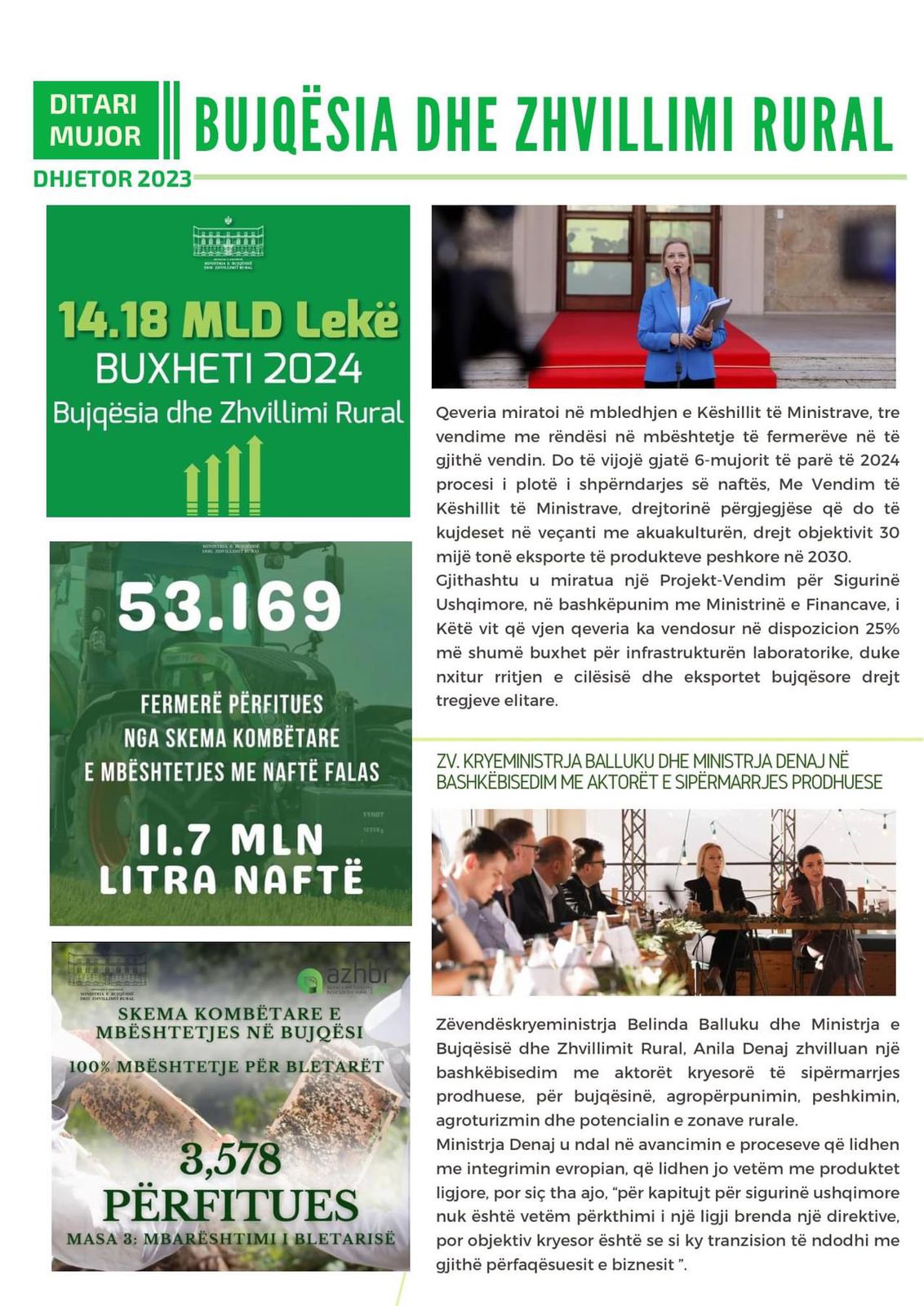 DITARI MUJOR DHJETOR 2023